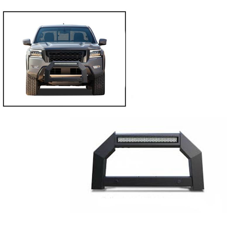 Black Horse Armour Bull Bar No skid plate Matte Black fit 2022-2023 ...